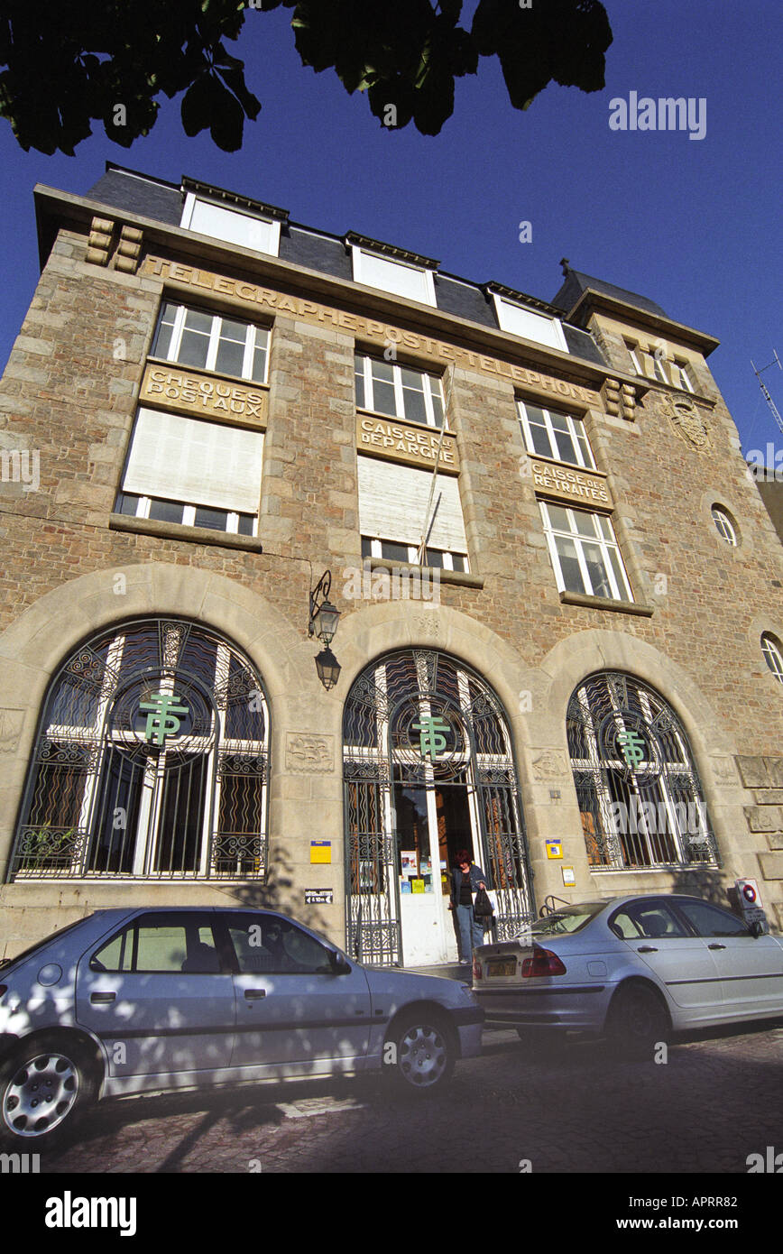Post office St Malo Normandy France EU Europe Stock Photo - Alamy