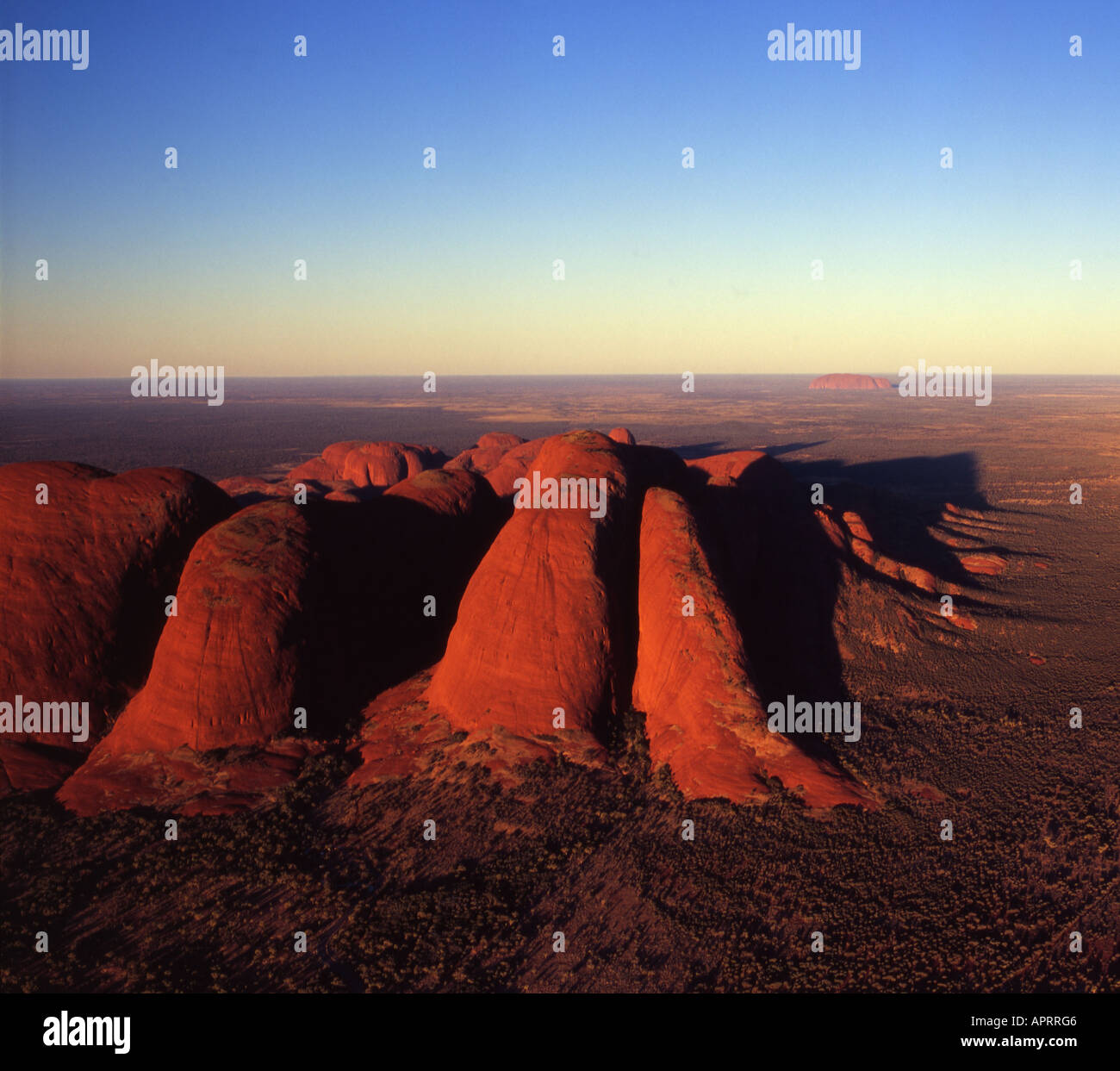 Aerial view of uluru hi-res stock photography and images - Alamy