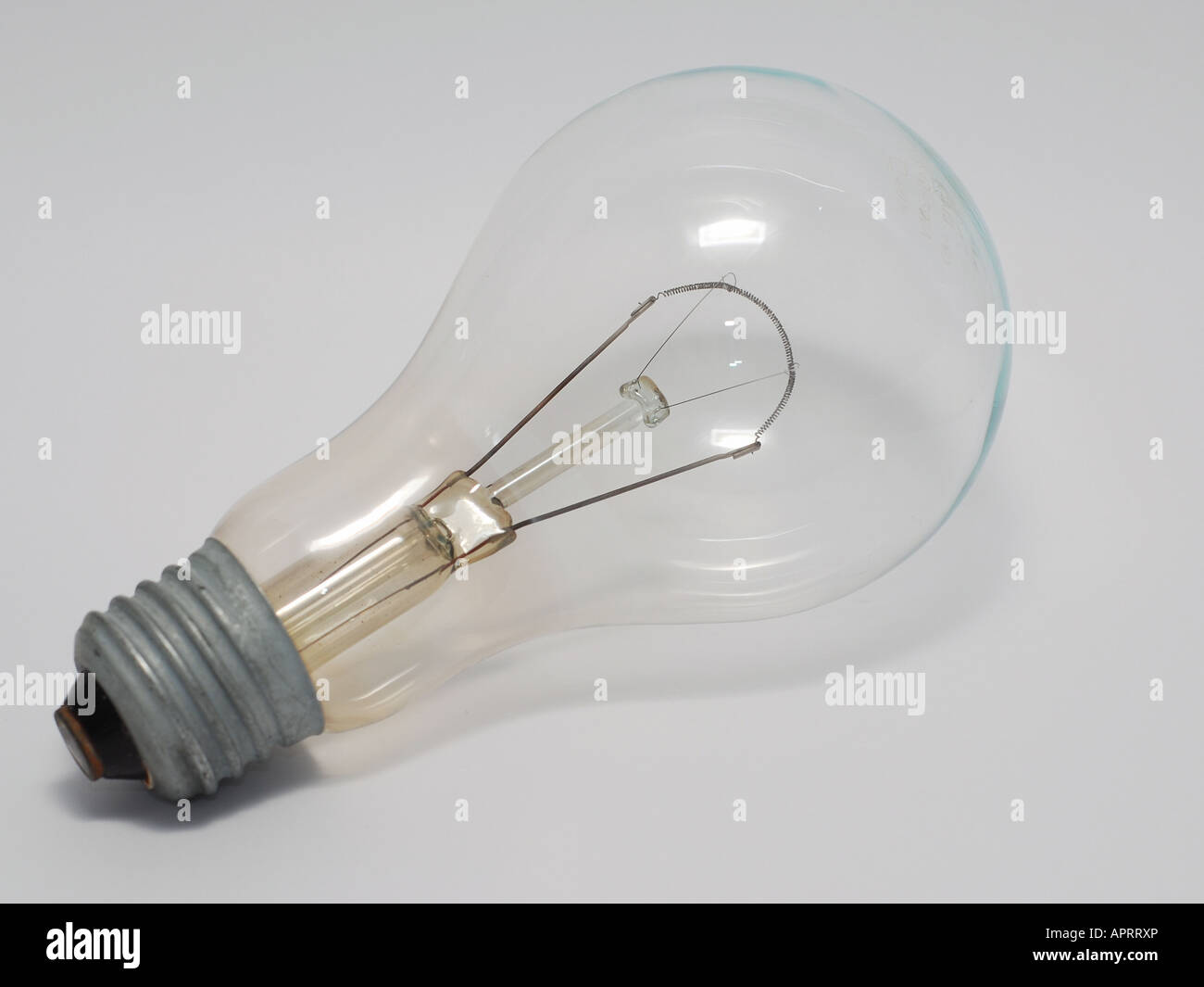 Electrical bulb isolated on white Stock Photo - Alamy