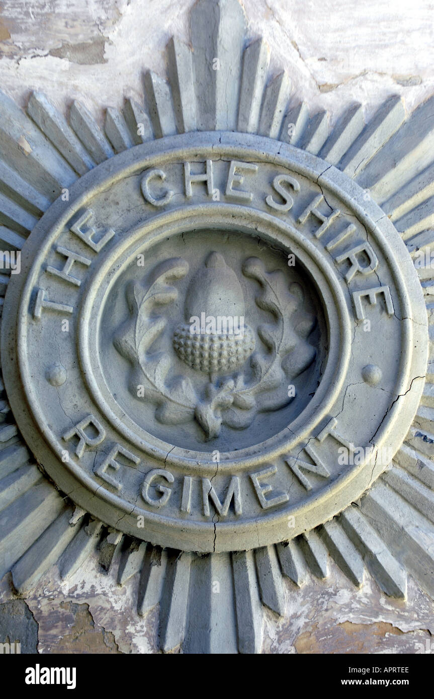 emblem, badge, insignia, the cheshire regiment, army, british, malta ...