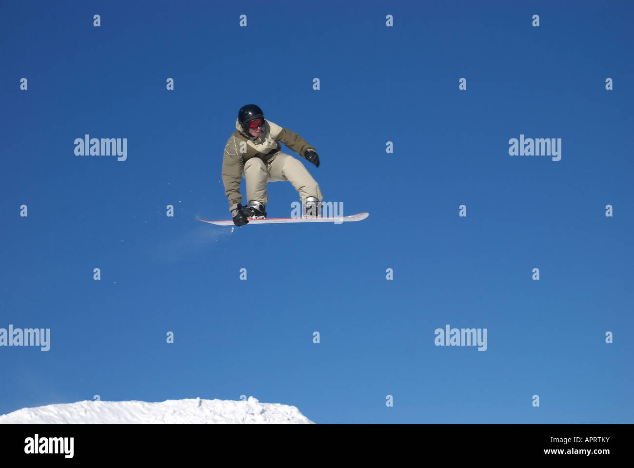 flying snowboarder in the Alps Stock Photo - Alamy