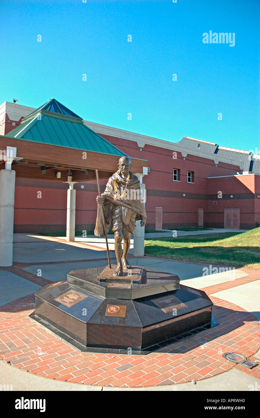 Mahatma Gandhi statue on the International Civil Rights Walk of Fame at ...