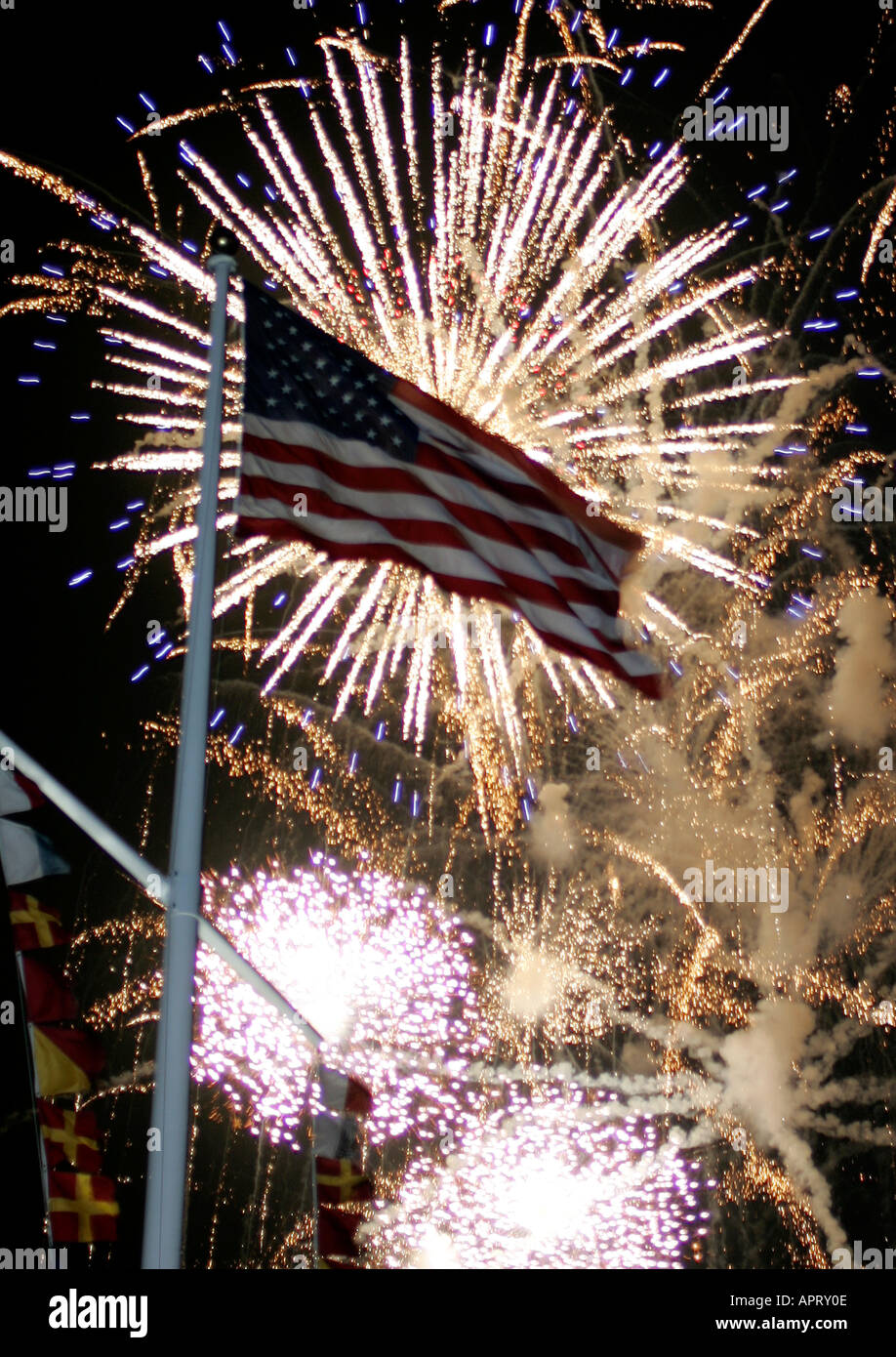 Fourth of july fireworks san francisco hi-res stock photography and ...