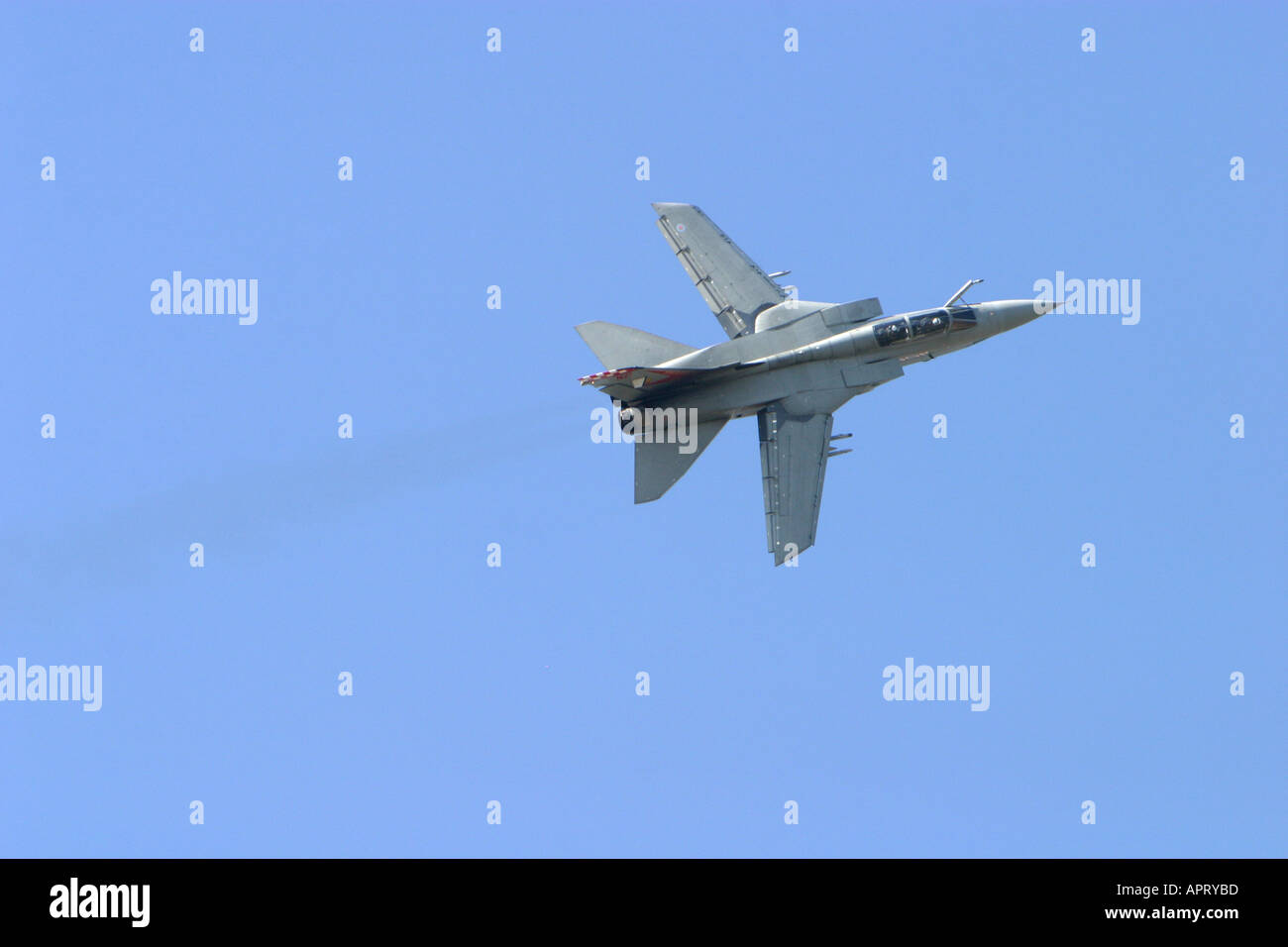 F3 Tornado fighter jet in an acrobatic air display Stock Photo - Alamy