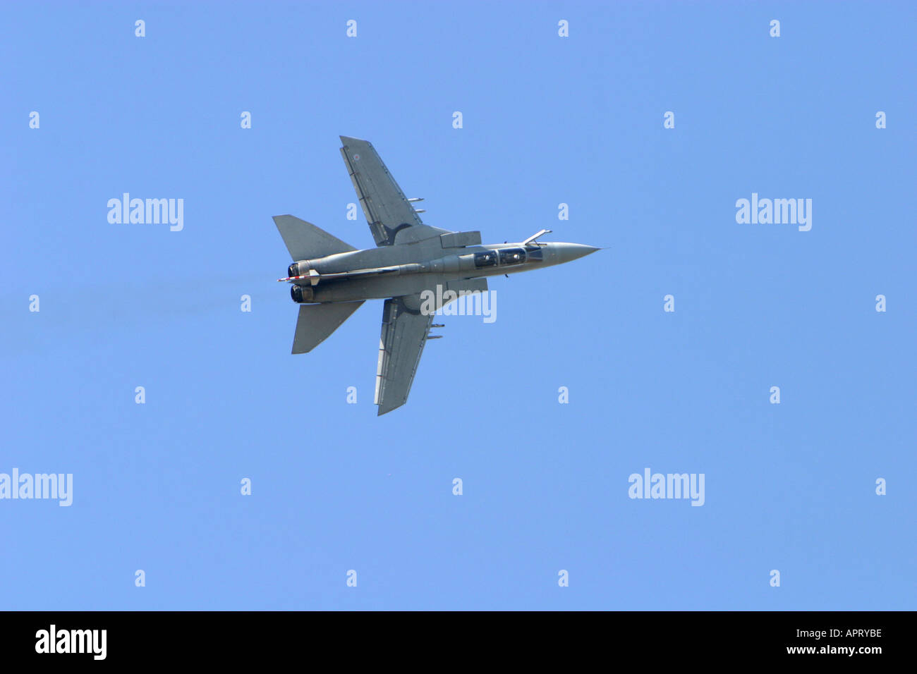 F3 Tornado fighter jet in an acrobatic air display Stock Photo - Alamy