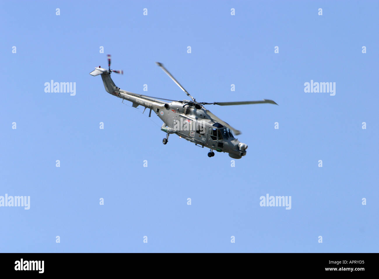 Lynx helicopter in the air Stock Photo - Alamy