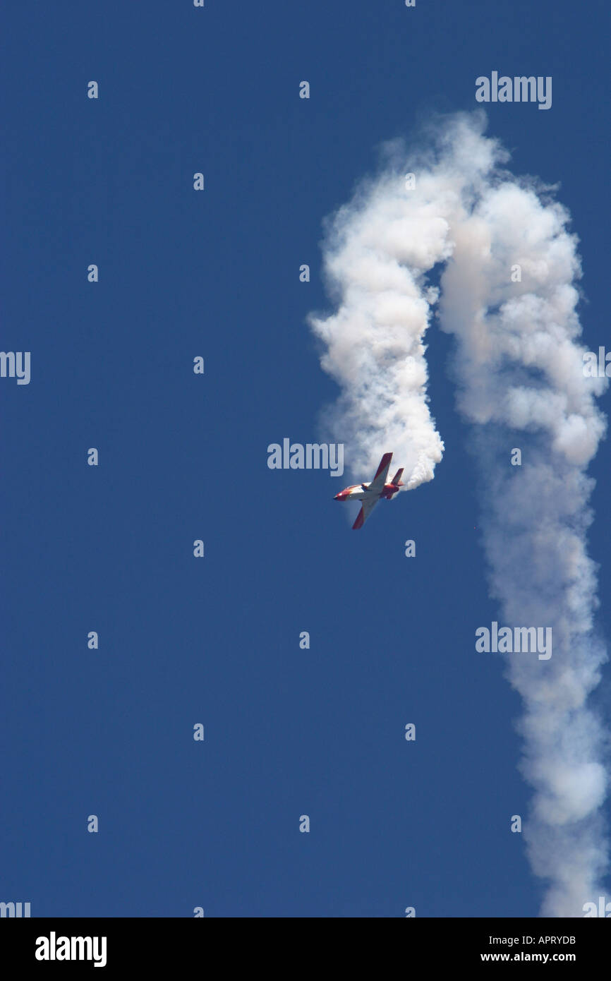 Patrulla Aguila Spanish aerobatic display team in action Stock Photo ...