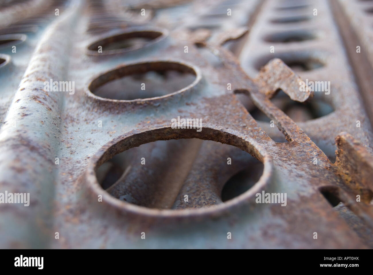 Rusty scrap metal Stock Photo - Alamy