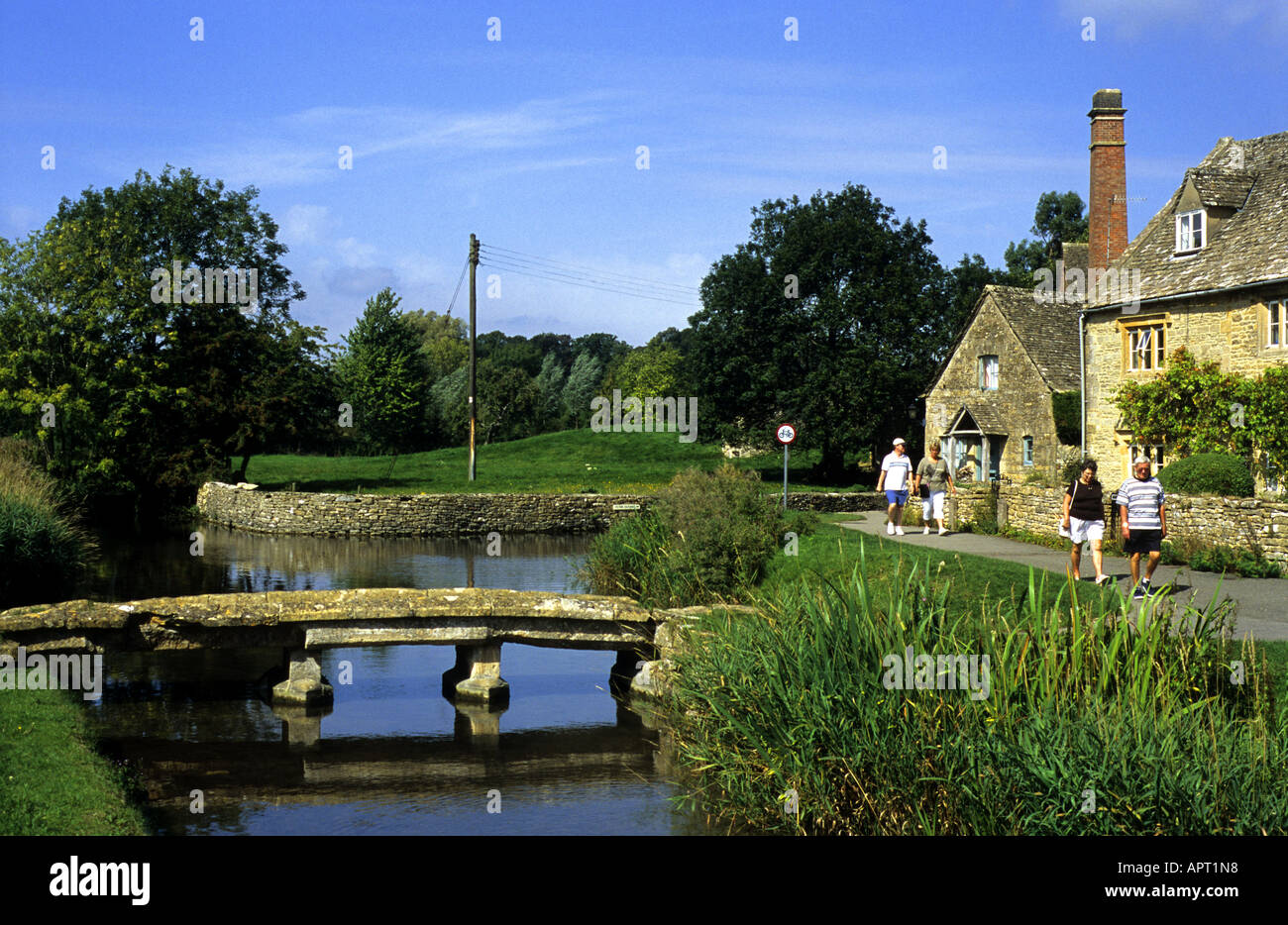 Lower Slaughter, Gloucestershire, England, UK Stock Photo - Alamy