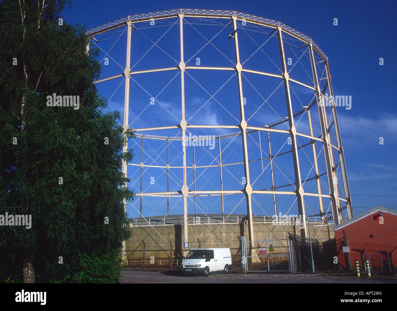 Ornate Victorian gasometer framework detail Stock Photo - Alamy