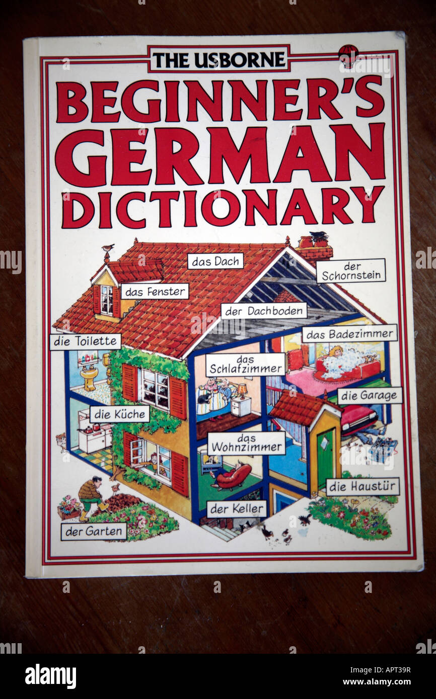 Usbourne Beginner's German Picture Dictionary Stock Photo - Alamy