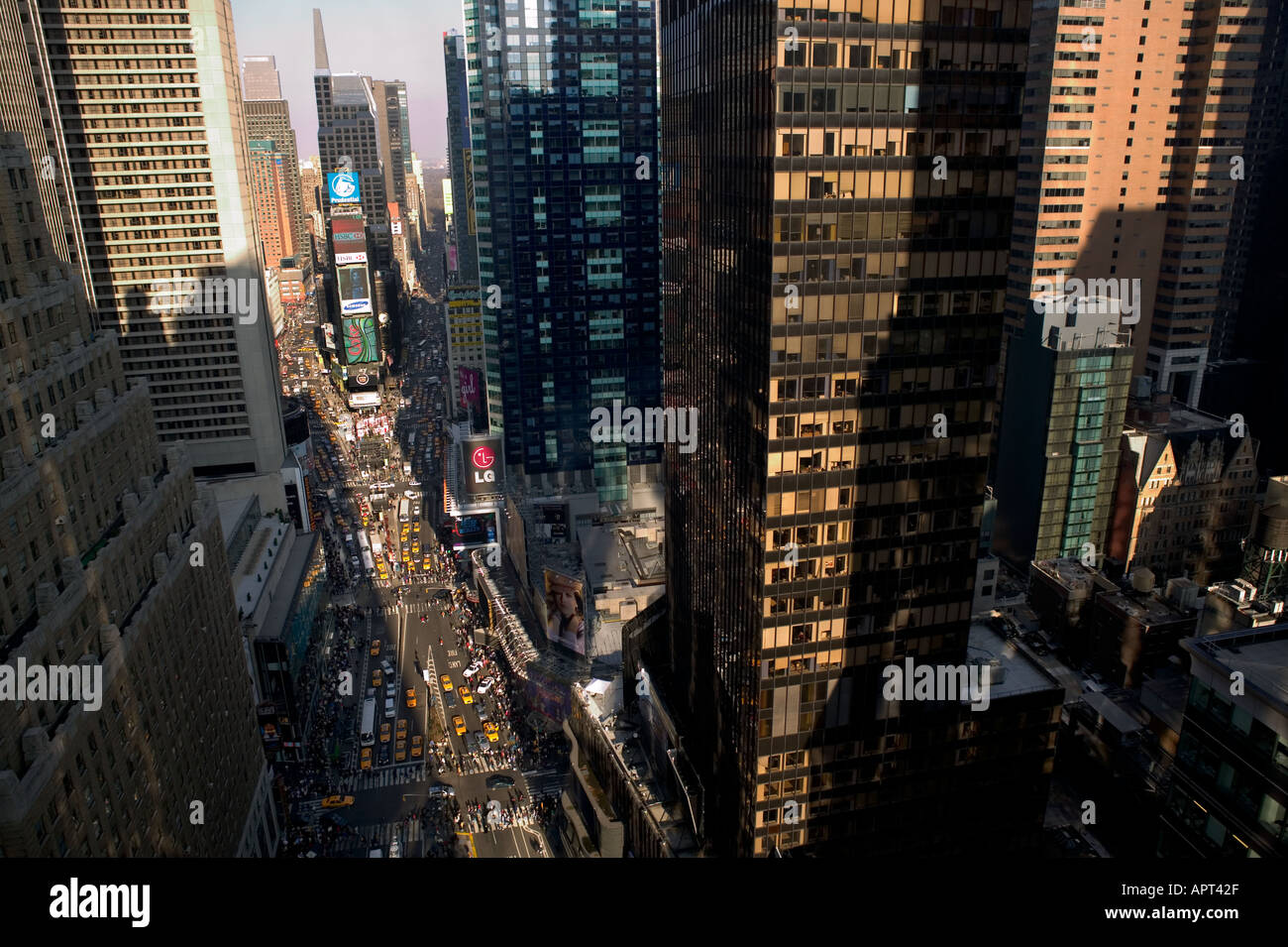 Times Square New York City USA 30 December 2004 Stock Photo - Alamy