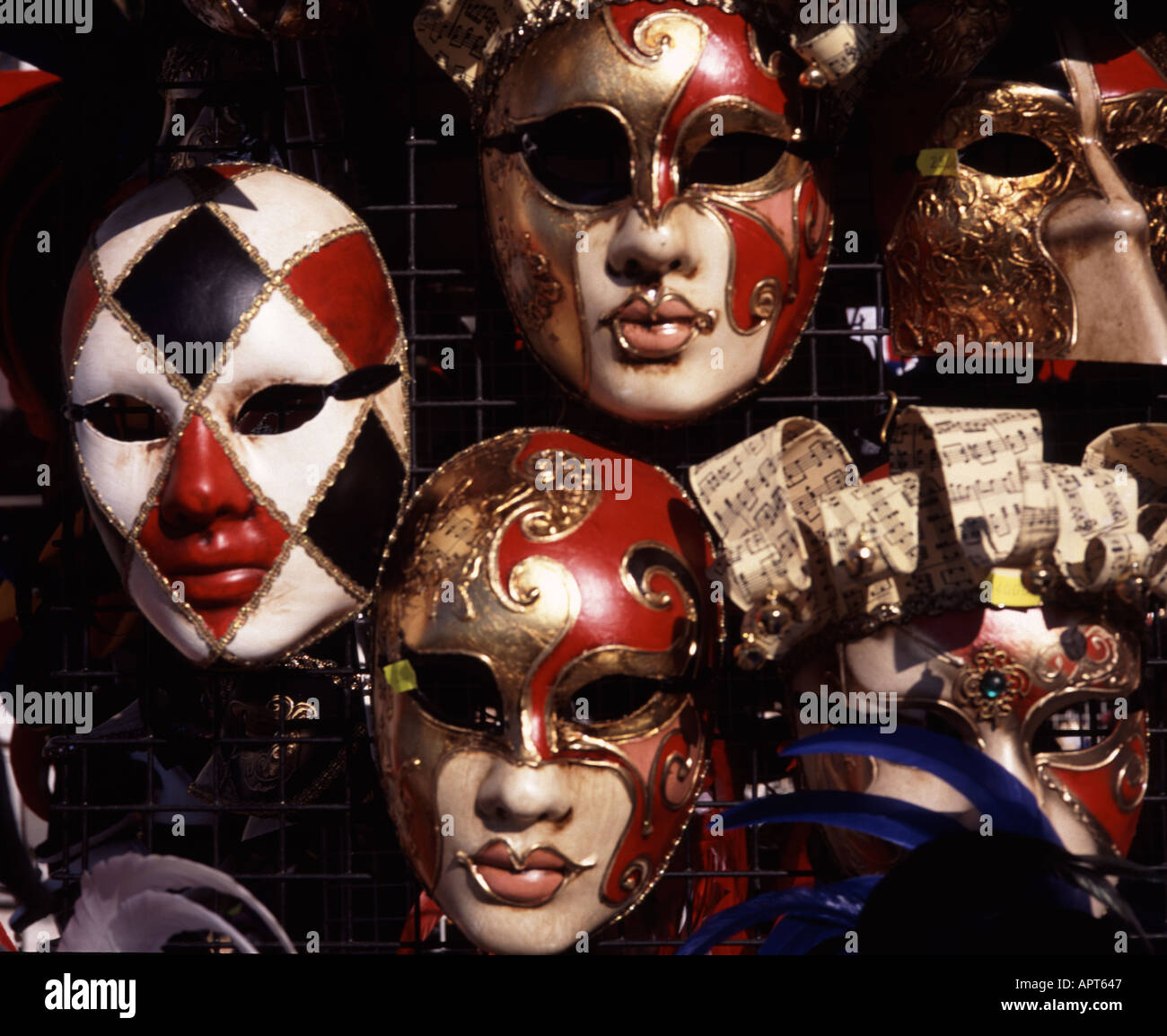 Italy Venice Carnival Masks Stock Photo - Alamy