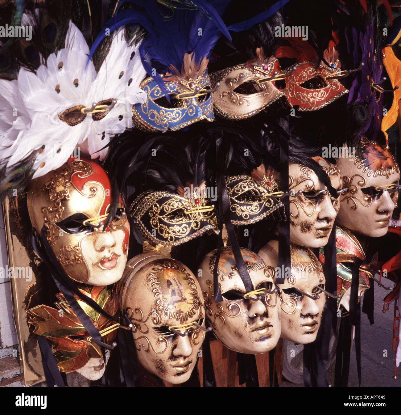 Italy Venice Carnival Masks Stock Photo - Alamy