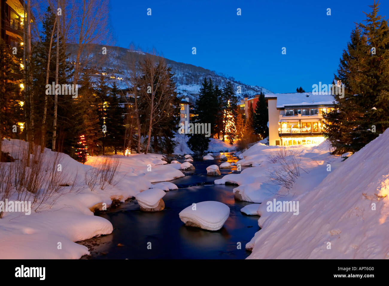 Vail colorado alpine village hi-res stock photography and images - Alamy