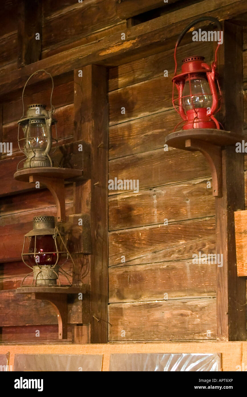 Late 19th century-early 20th century railway lanterns Stock Photo - Alamy