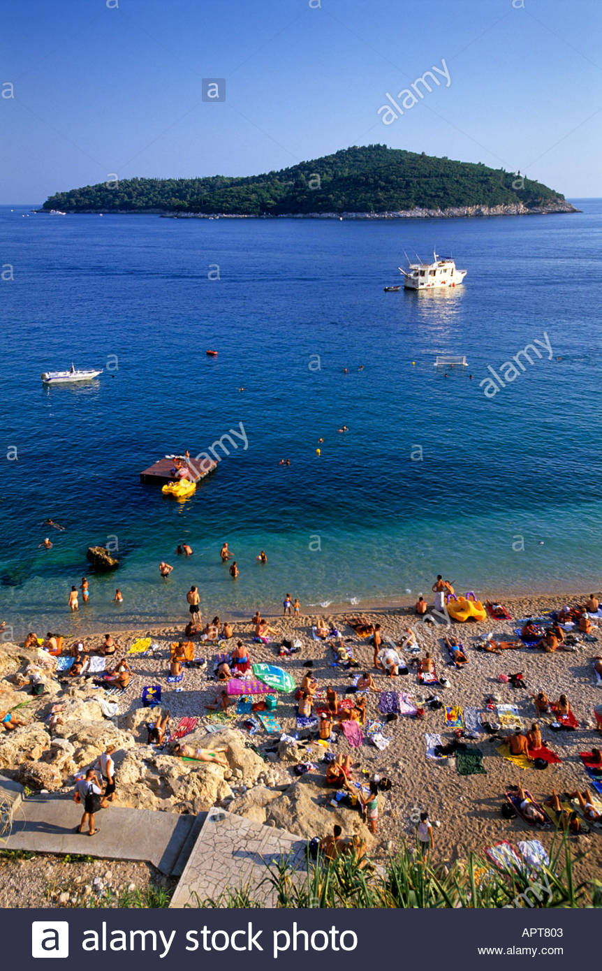 Lokrum Beach Stock Photos & Lokrum Beach Stock Images - Alamy