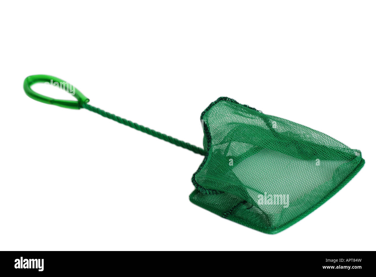 Fishing net isolated on white Stock Photo - Alamy