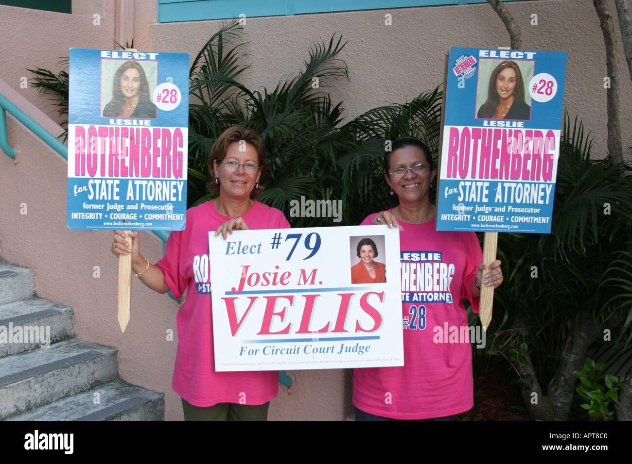Miami Beach Florida,political campaign posters,Hispanic Latin Latino ...