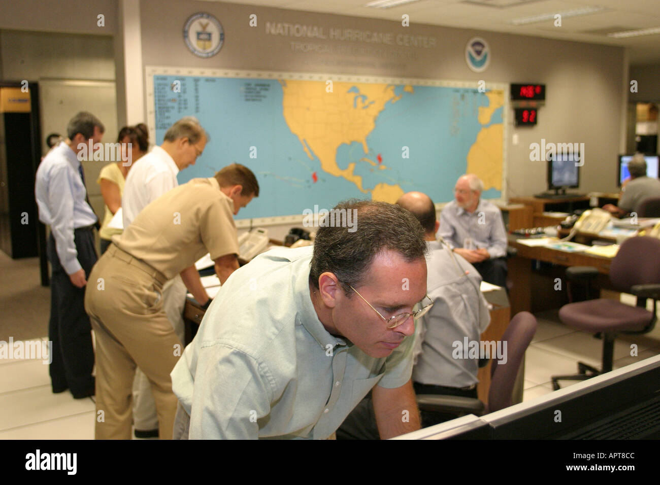 Meteorologists national weather service hi-res stock photography and ...