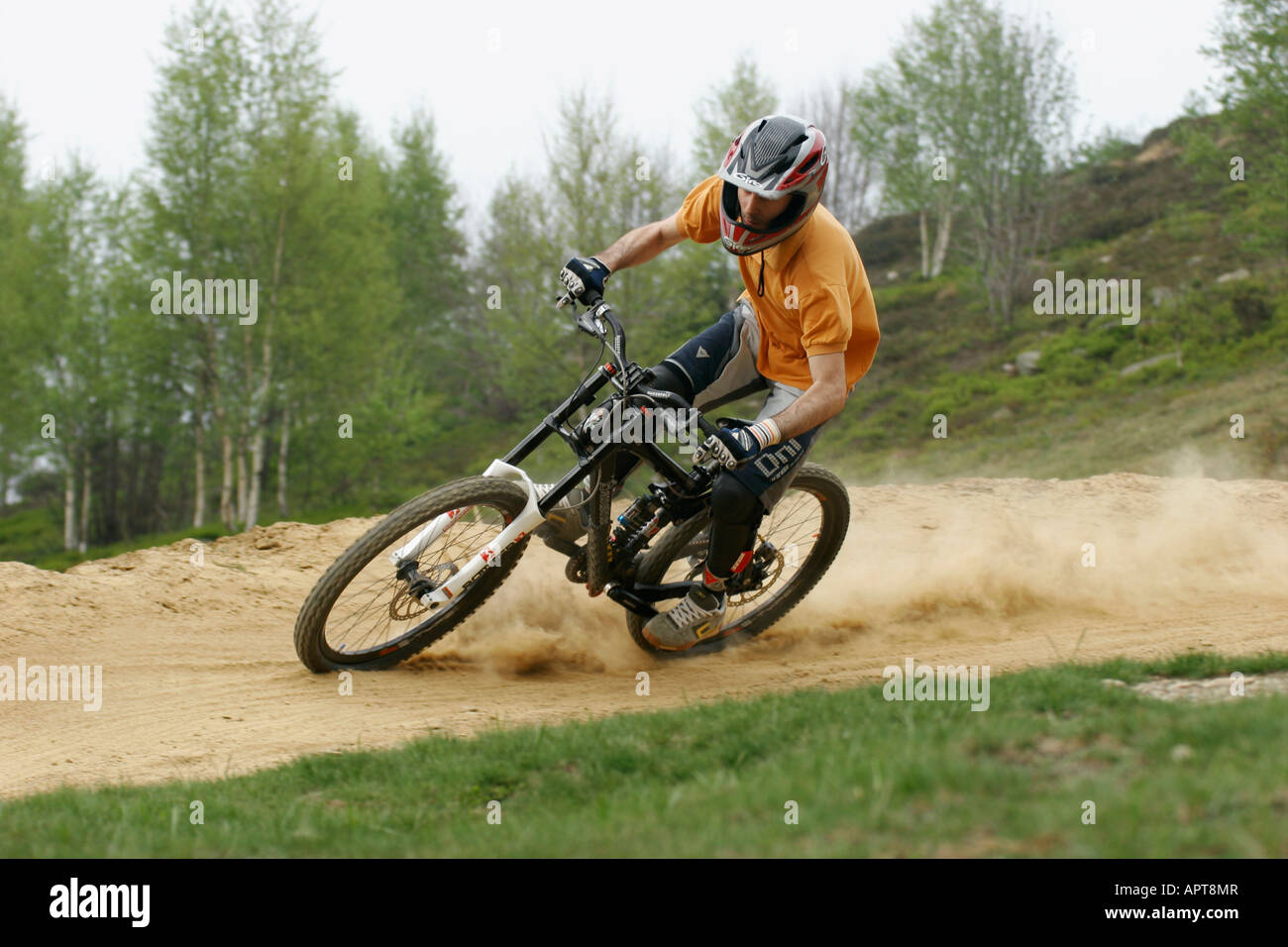 Mountain Bike Jump Stock Photo - Alamy