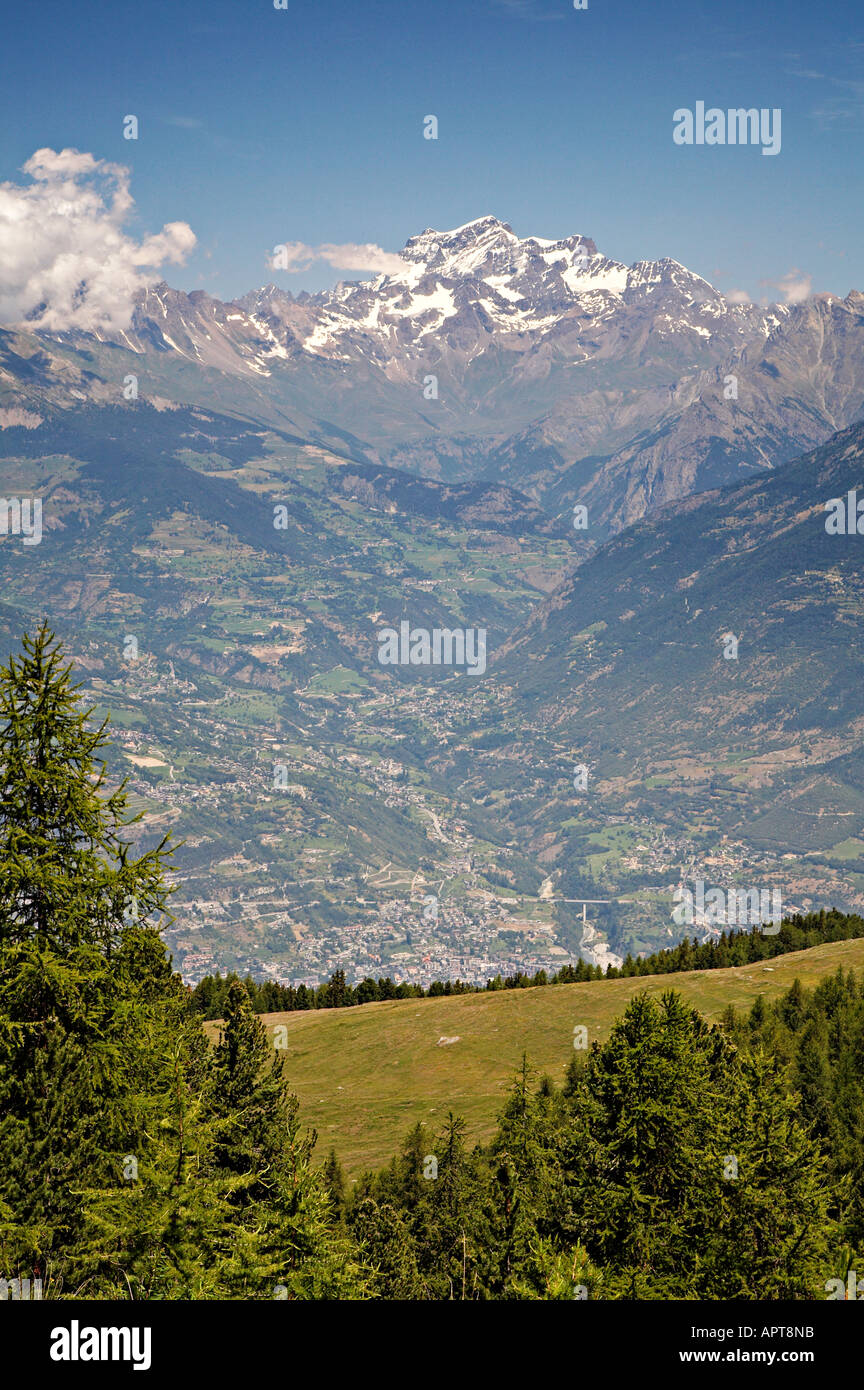 Aosta town pila hi-res stock photography and images - Alamy