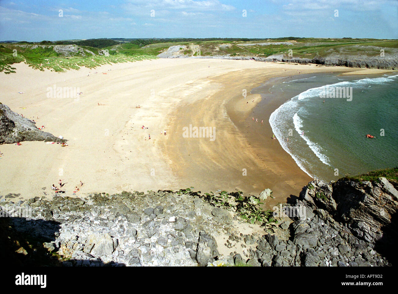 Broad Haven a bay in Pembrokeshire Stock Photo - Alamy