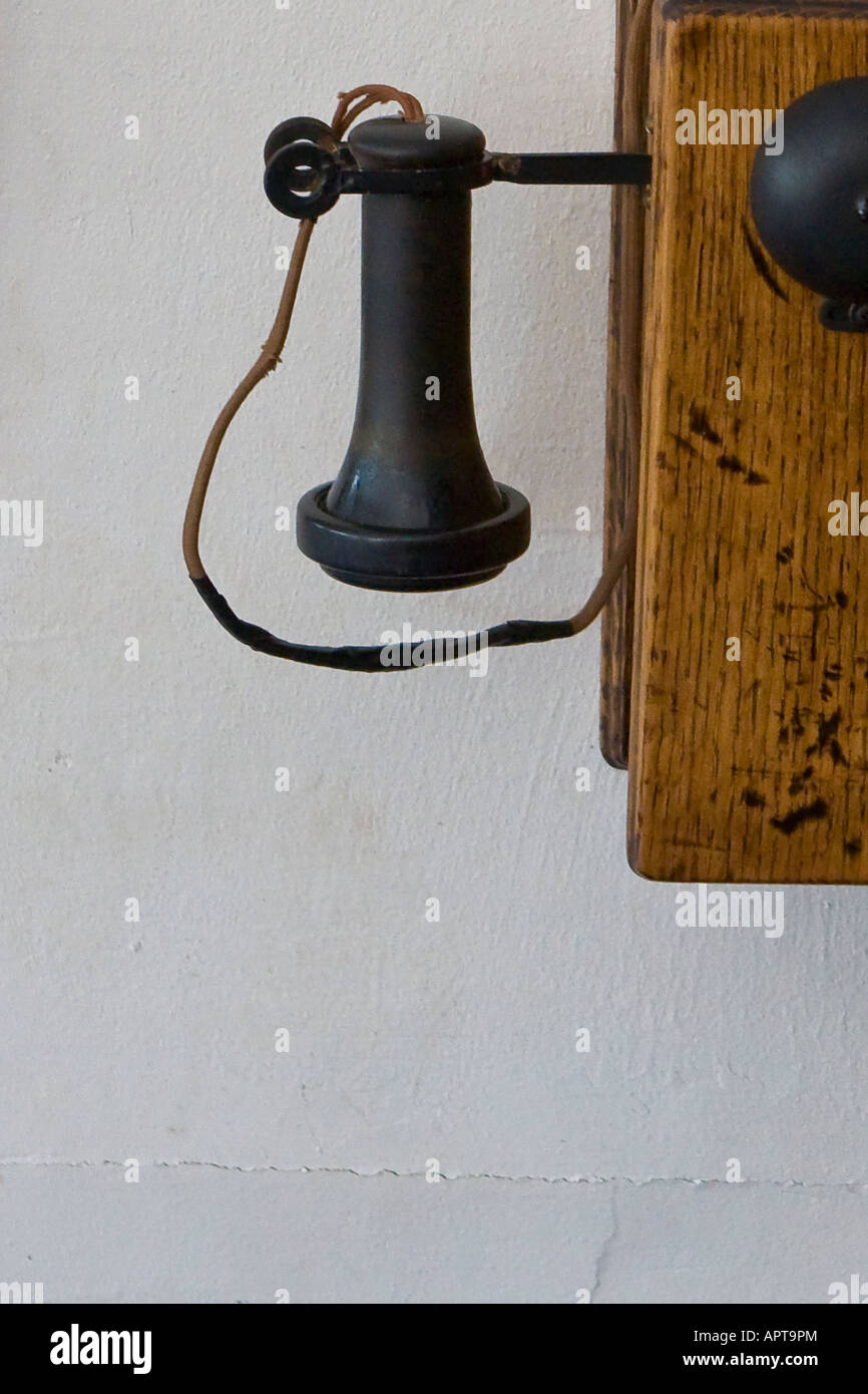 Early 20th-century telephone receiver Stock Photo - Alamy