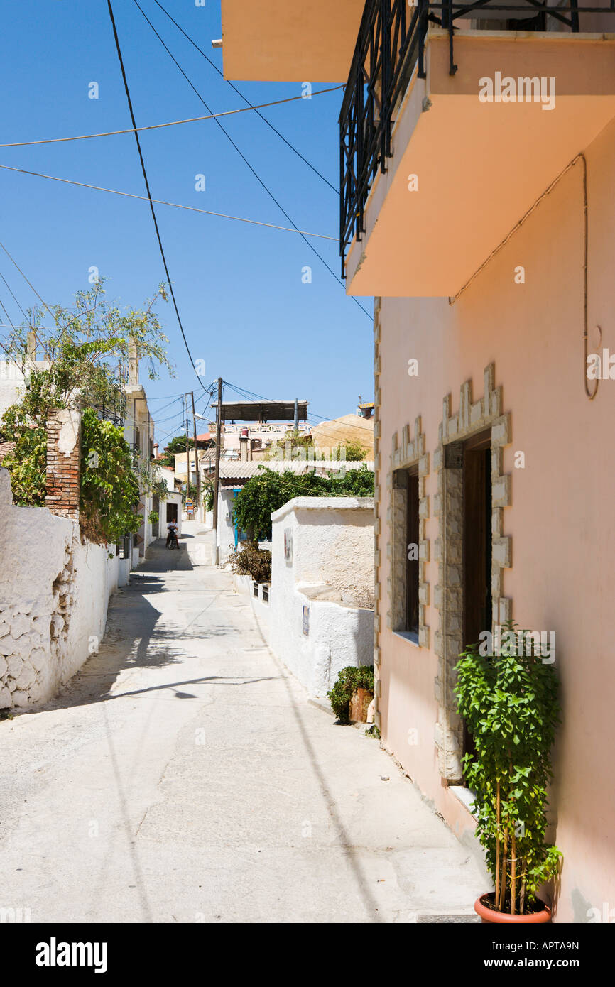 Platanias street old crete hi-res stock photography and images - Alamy