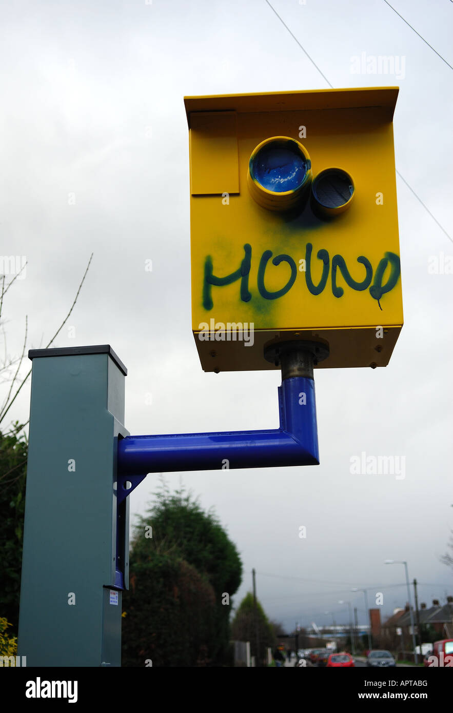 Vandalized speed camera hi-res stock photography and images - Alamy