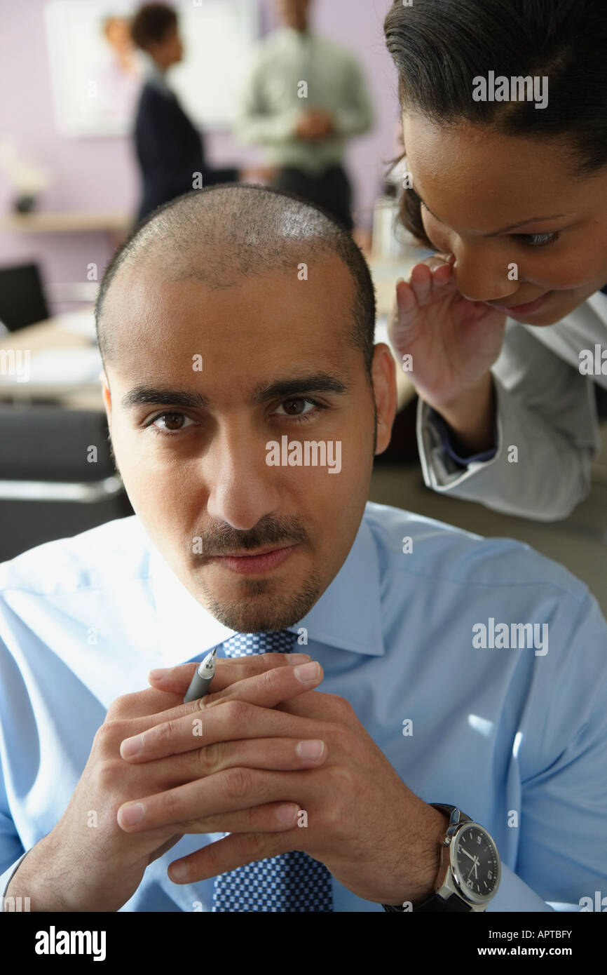 Woman and confiding and man hi-res stock photography and images - Alamy