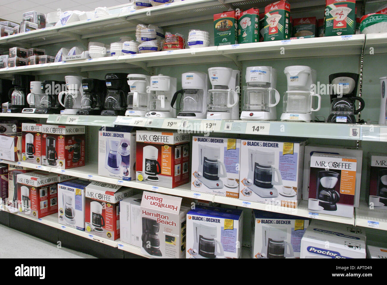 North Miami Beach Florida,Kmart,coffeemaker,coffee maker,display case ...