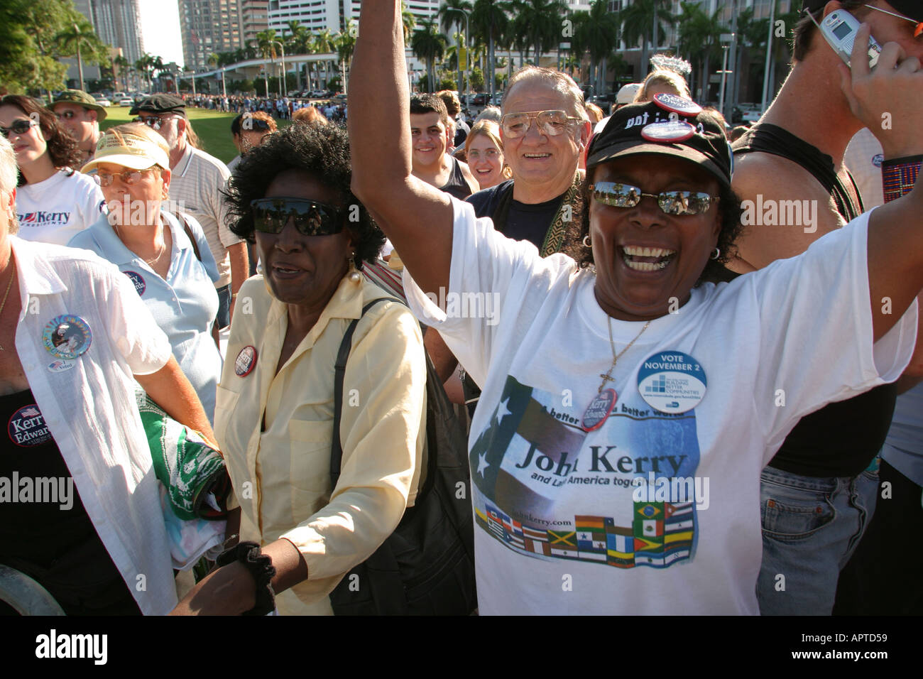 Miami Florida,Bayfront Park,Biscayne Boulevard,Democratic Party ...
