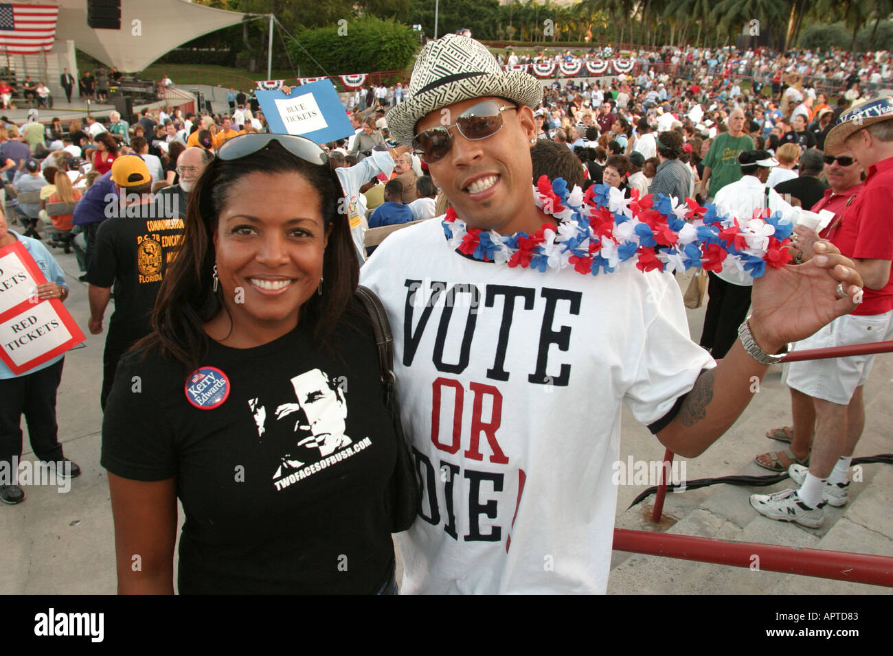 Miami Florida,Bayfront Park,Biscayne Boulevard,Democratic Party ...