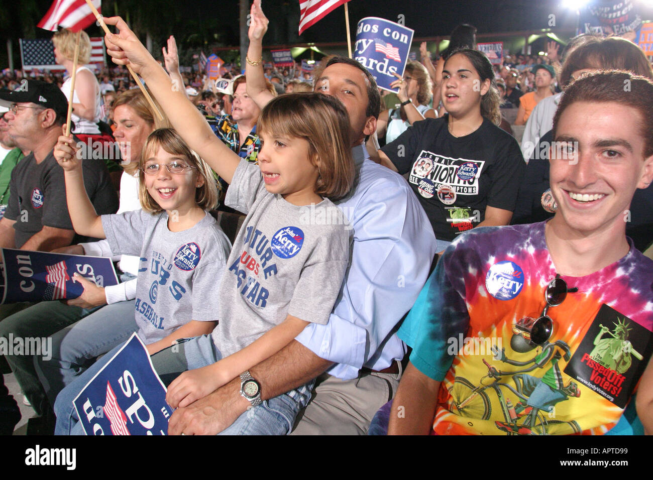 Miami Florida,Bayfront Park,Biscayne Boulevard,Democratic Party ...