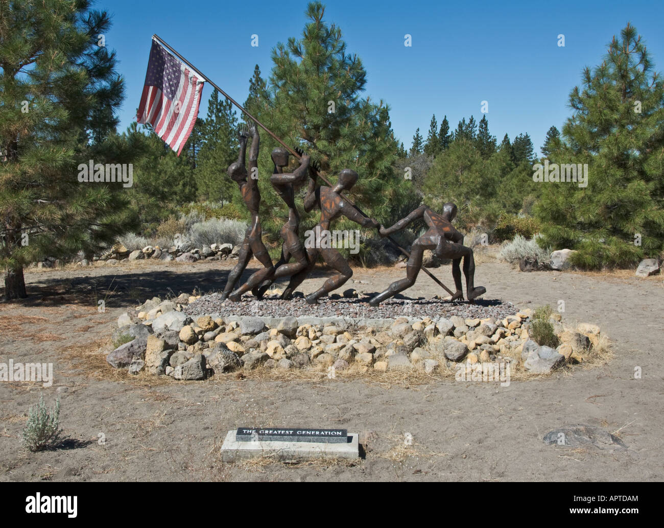 California Siskiyou County near town of Weed Living Memorial Sculpture ...