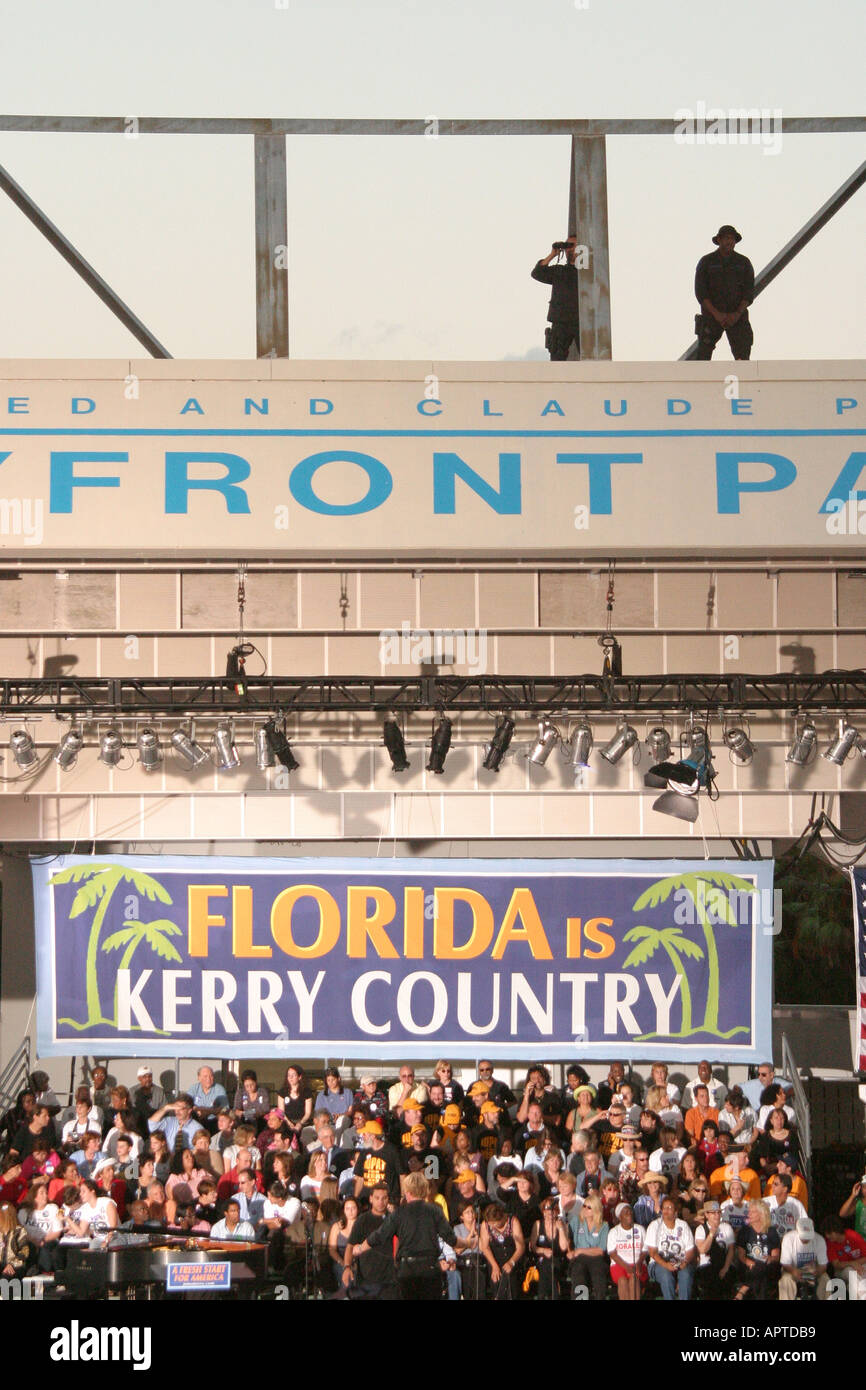 Miami Florida,Bayfront Park,Biscayne Boulevard,Democratic Party ...