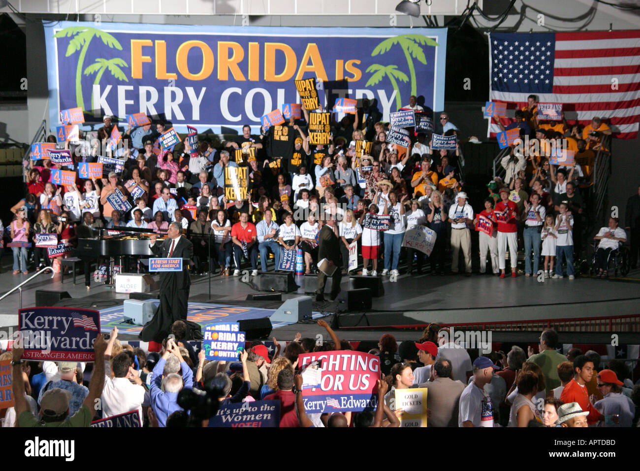 Miami Florida,Bayfront Park,Biscayne Boulevard,Democratic Party ...