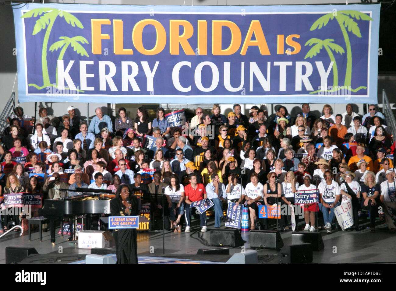 Miami Florida,Bayfront Park,Biscayne Boulevard,Democratic Party ...