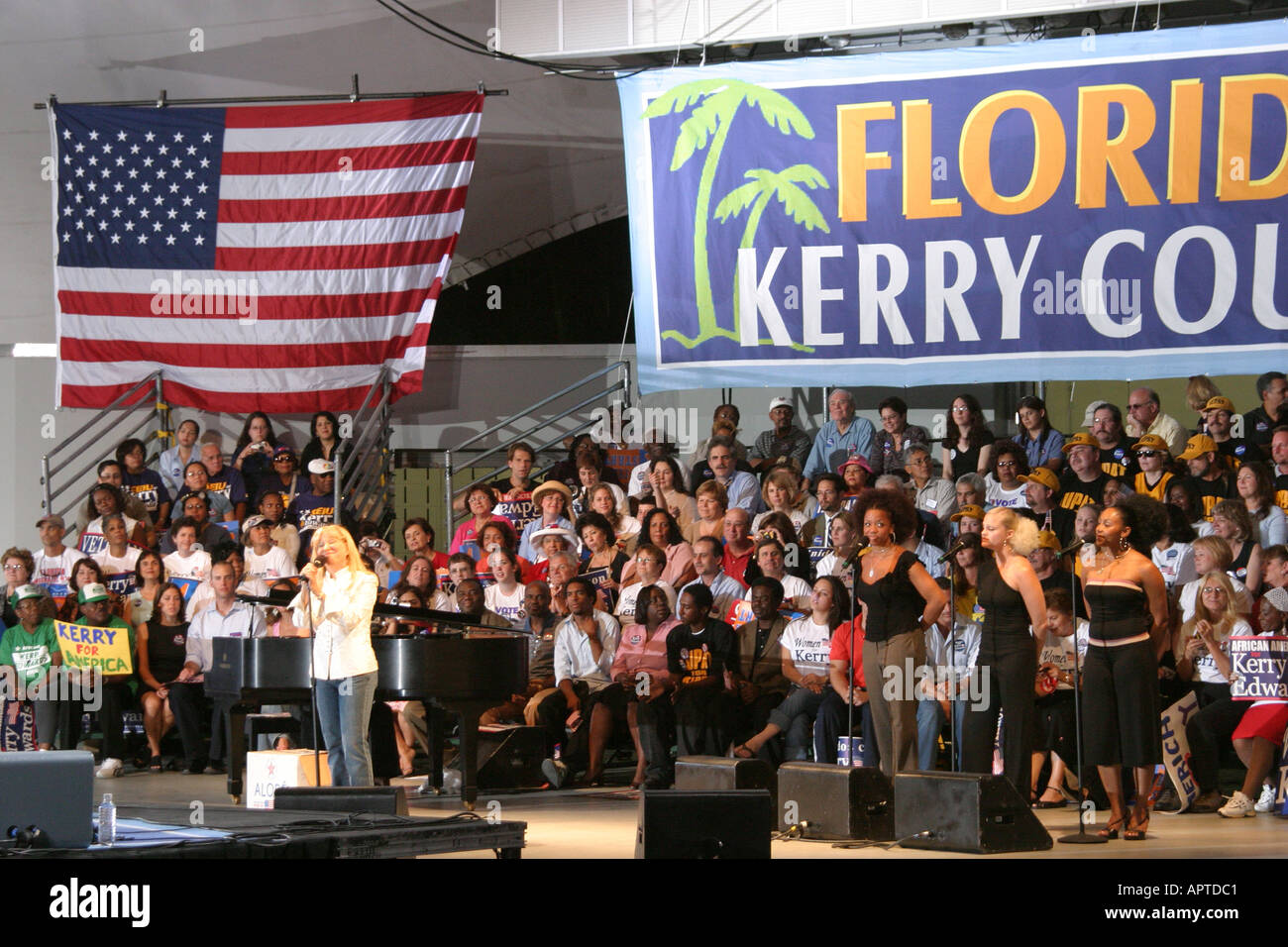 Miami Florida,Bayfront Park,Biscayne Boulevard,Democratic Party ...