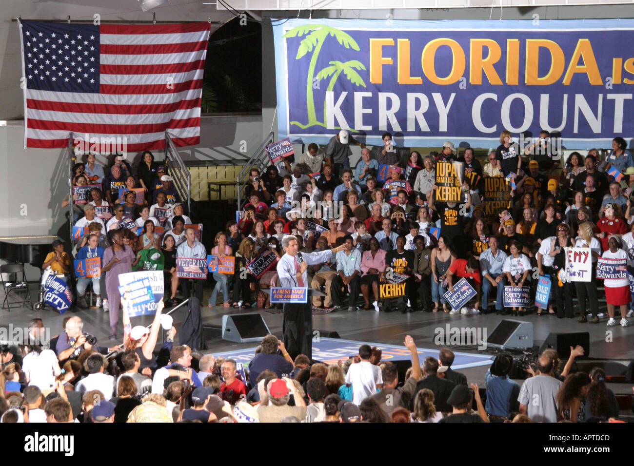 Miami Florida,Bayfront Park,Biscayne Boulevard,Democratic Party ...