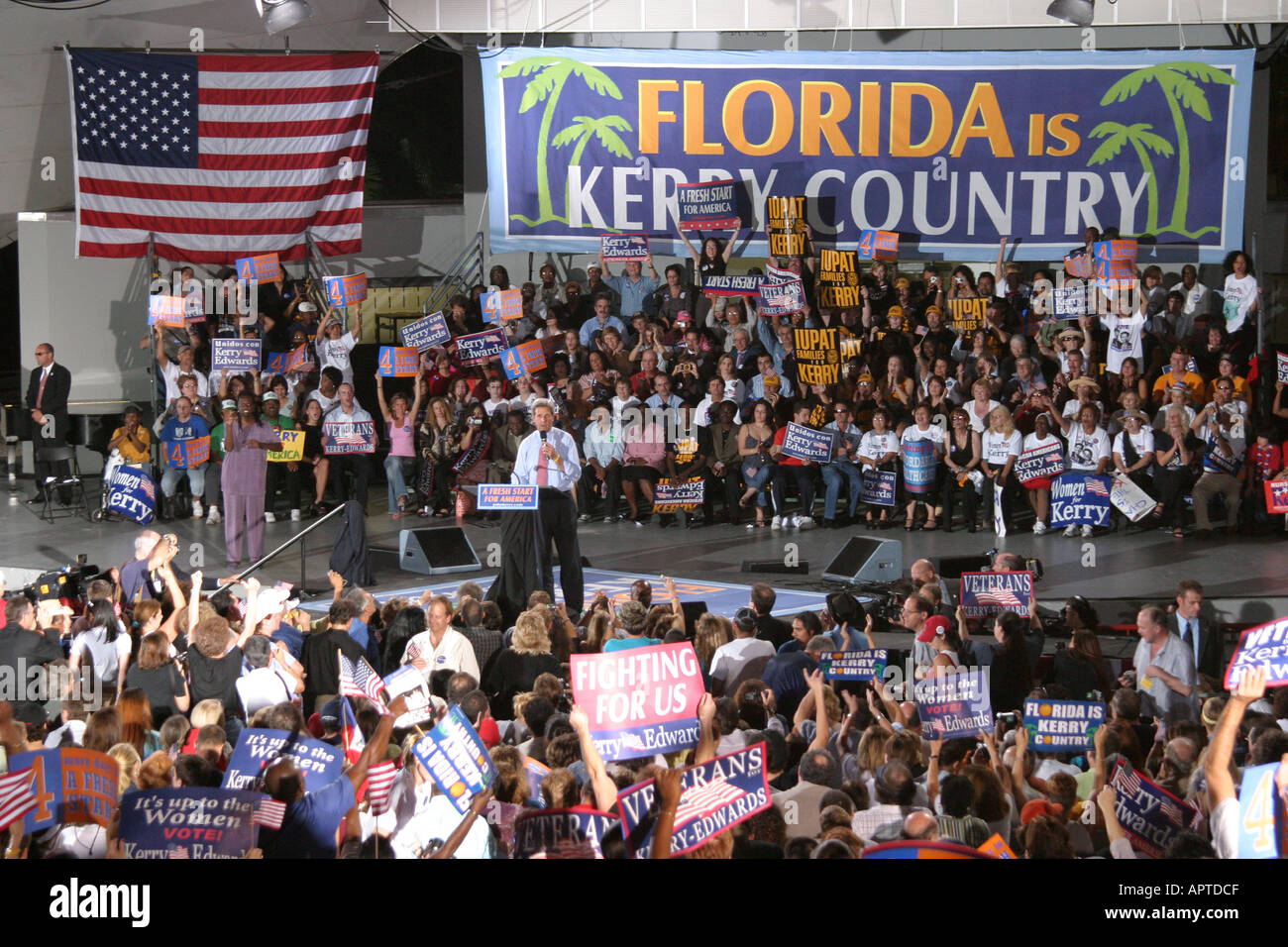 Miami Florida,Bayfront Park,Biscayne Boulevard,Democratic Party ...