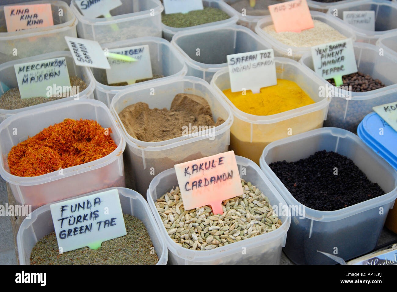 Seasoning and Spices, Datca Saturday Market, Datca Peninsula, Turkey ...