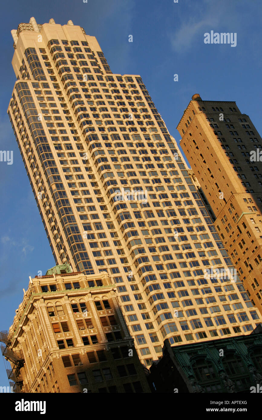 Manhattan office building overlooking Ground Zero in New York Stock ...