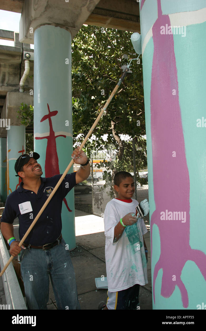 Hands on miami day painting hi-res stock photography and images - Alamy