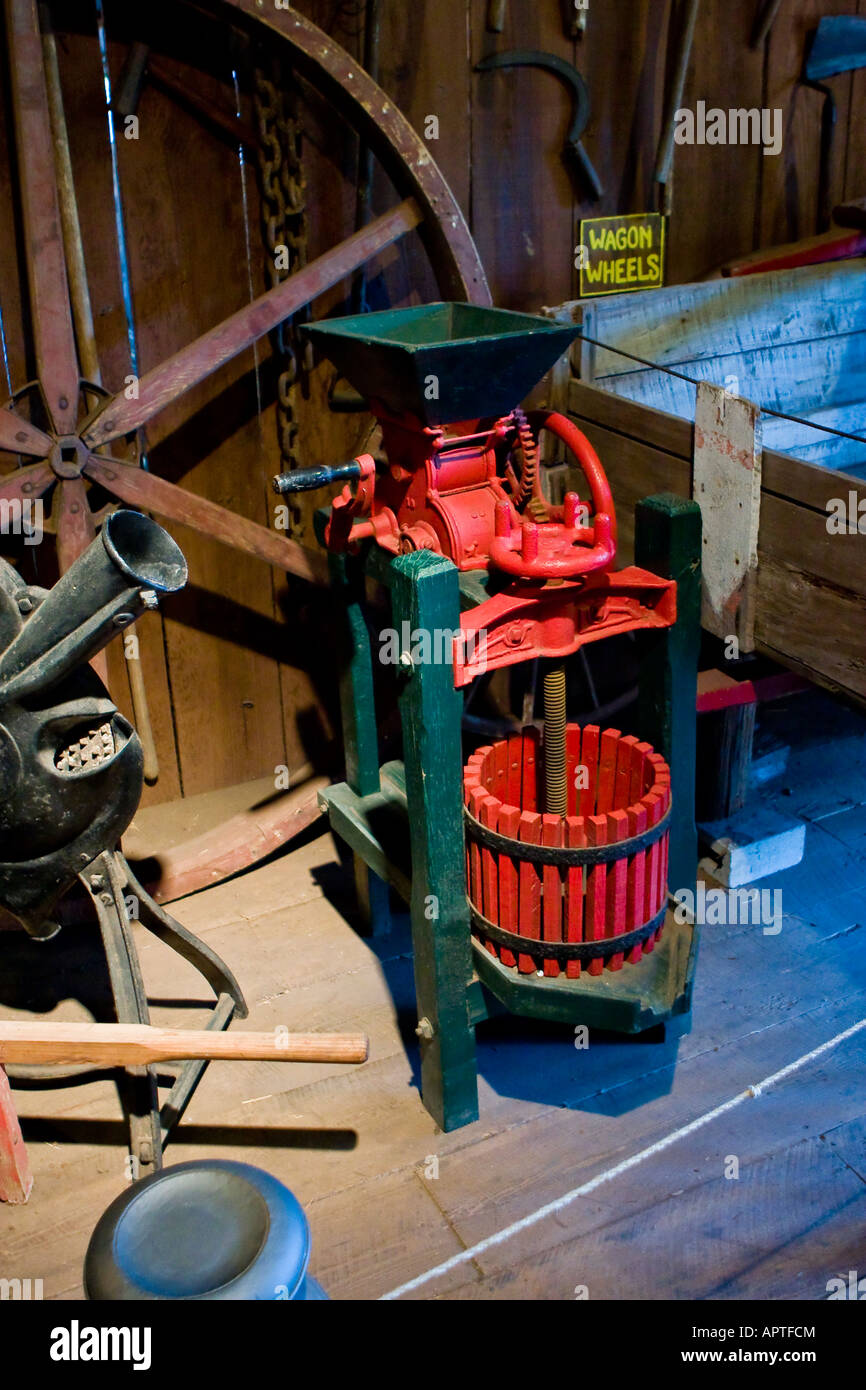 Late 19th century farm equipment Stock Photo - Alamy