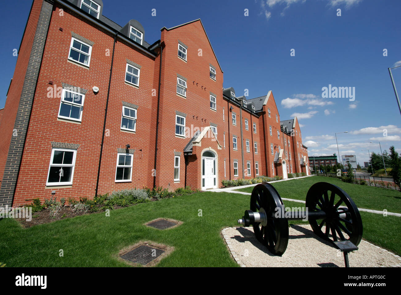 Newly built flats on the site of Swindon's historic GWR railway works ...