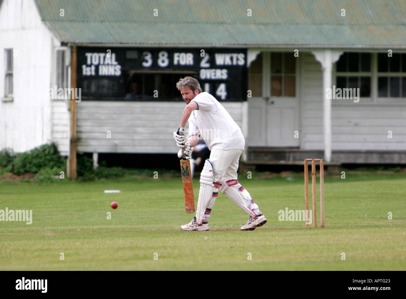 Village cricket match in progress Stock Photo - Alamy
