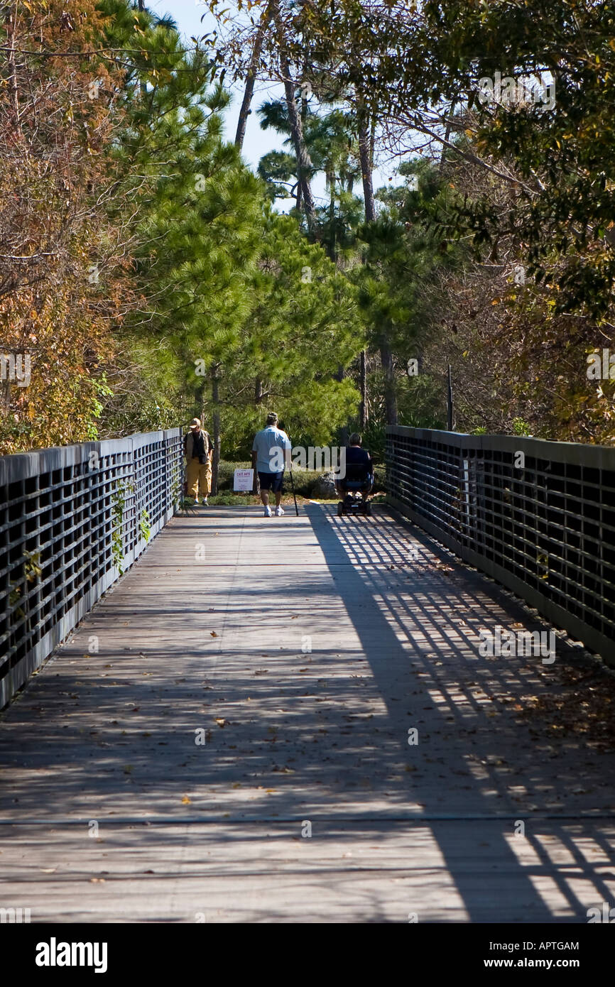 Handicap Accessible Footbridge at Heritage Village in Pinellas County ...
