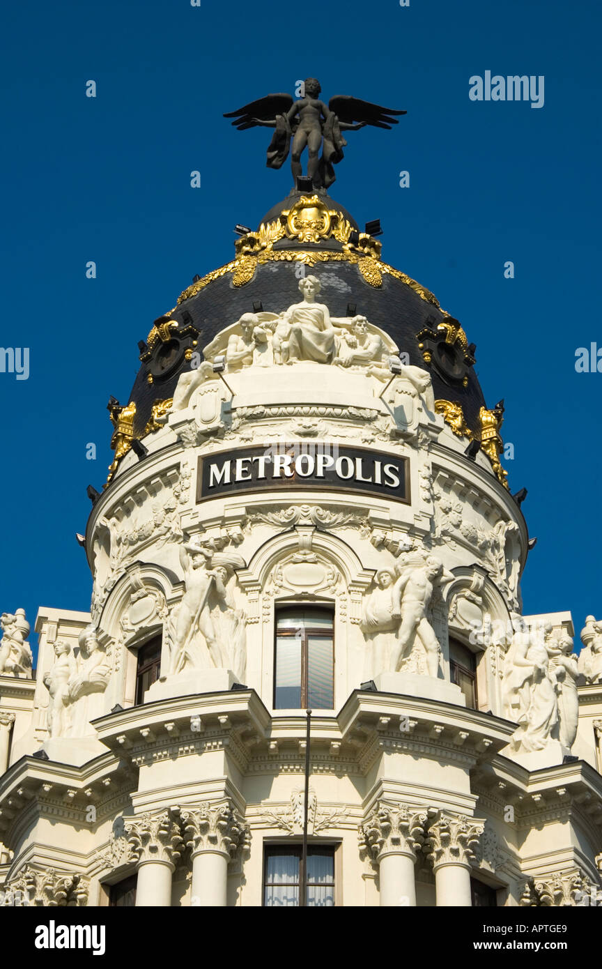 One of Madrid s Neo Baroque signature buildings Metrópolis designed by ...